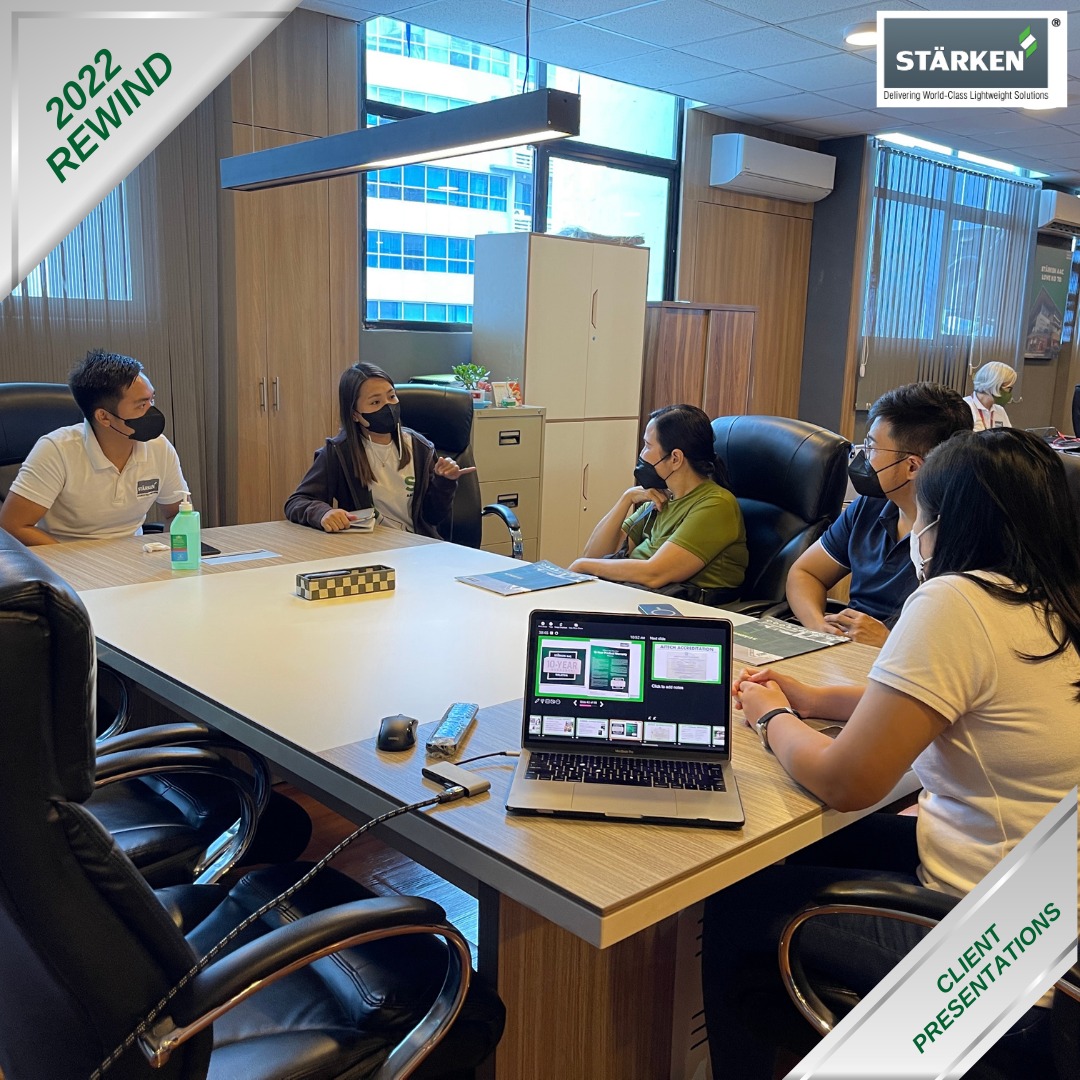 CLIENT PRESENTATIONS TO BUILDING INDUSTRY PARTNERS – STÄRKEN Philippines