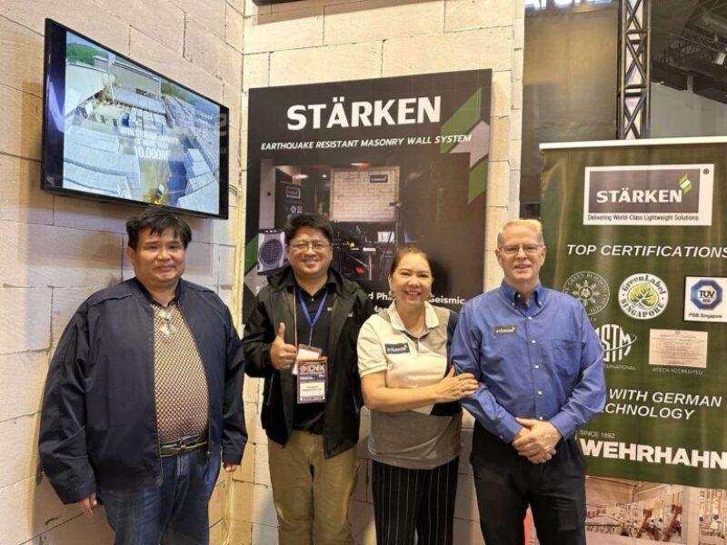 STÄRKEN Philippines introduces earthquake-resilient AAC Wall System ...